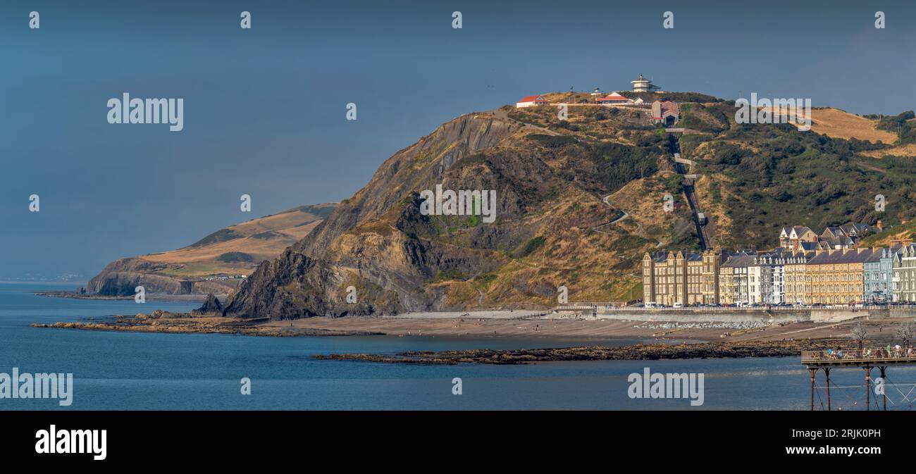 Aberystwyth coastal town hi-res stock photography and images - Alamy