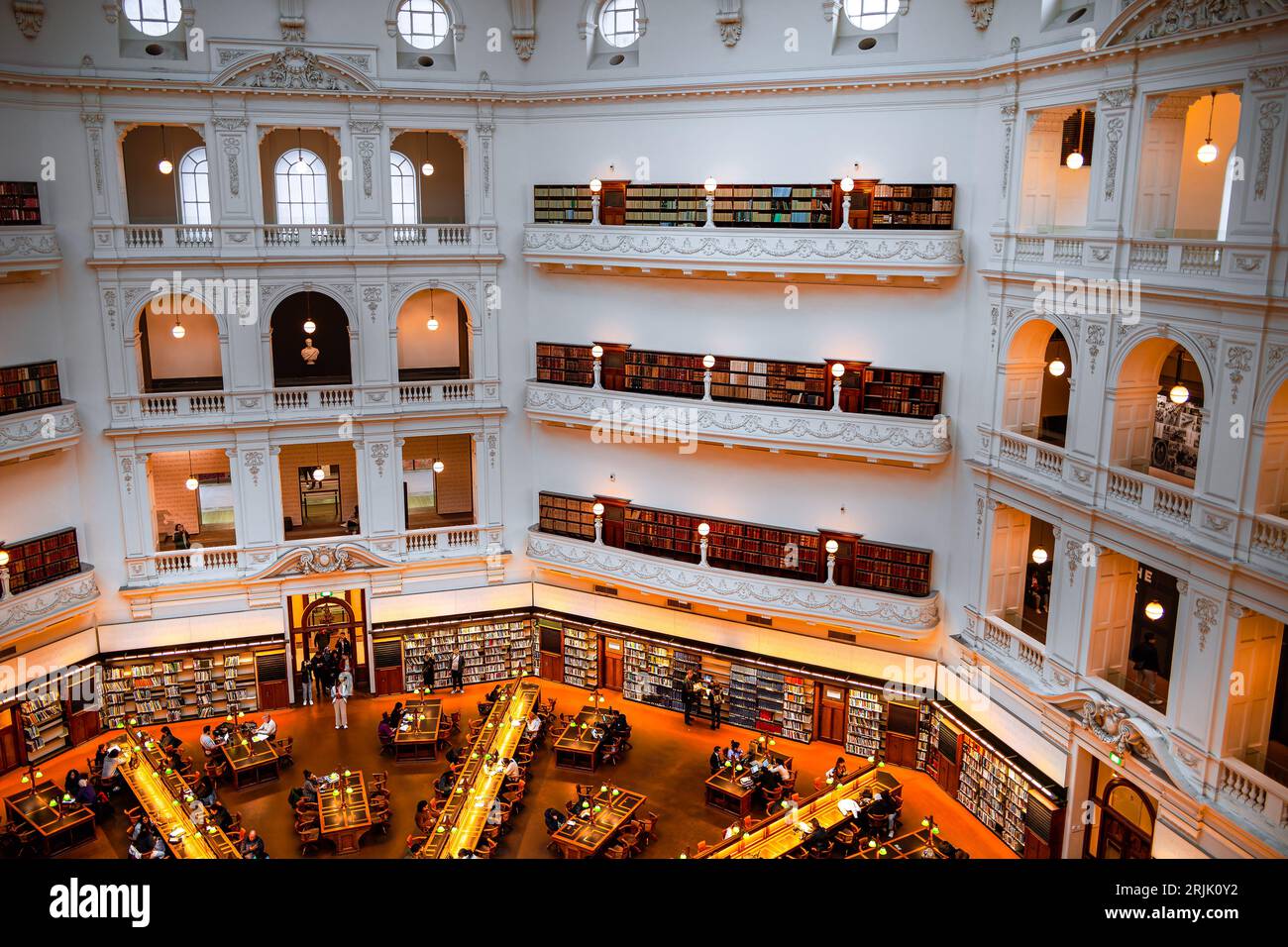 Melbourne Victoria Library, Australia Stock Photo - Alamy