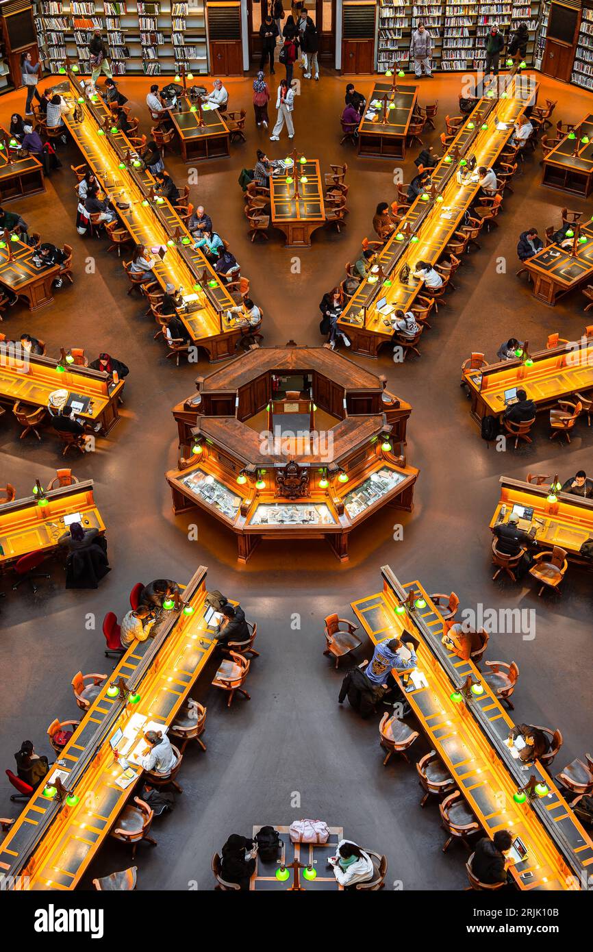 Melbourne Victoria Library, Australia Stock Photo - Alamy