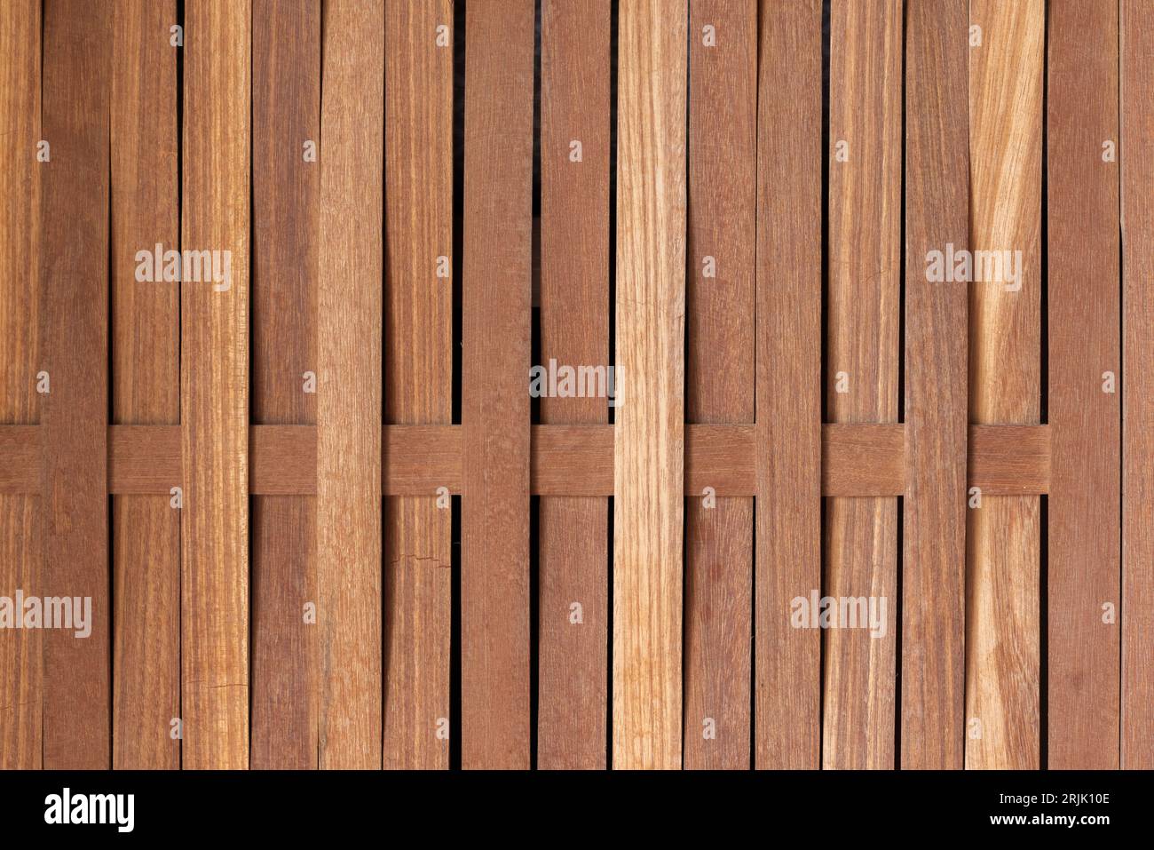 Wooden fence design close-up, background photo texture, front view ...