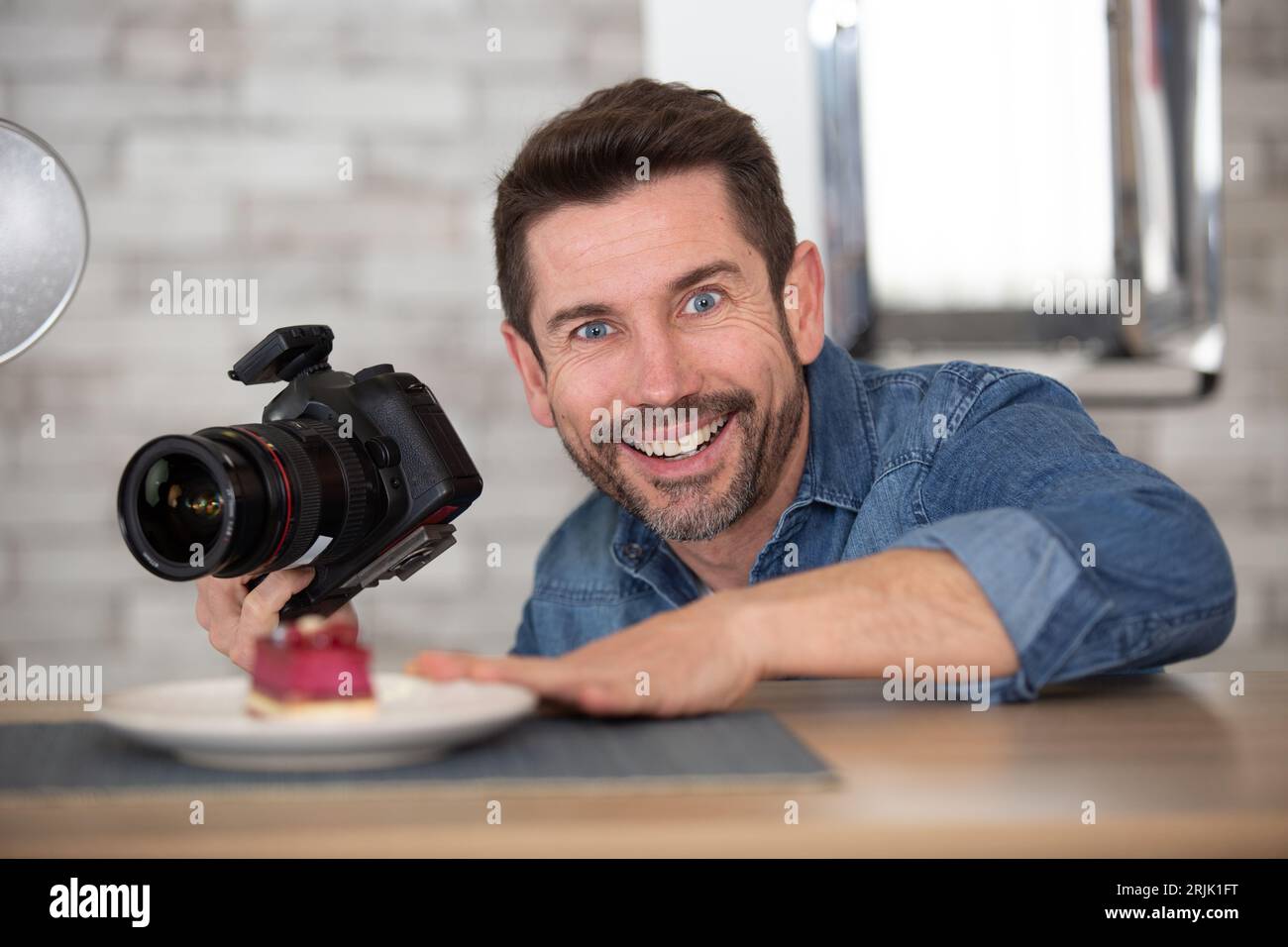 Food stylist camera hi-res stock photography and images - Alamy