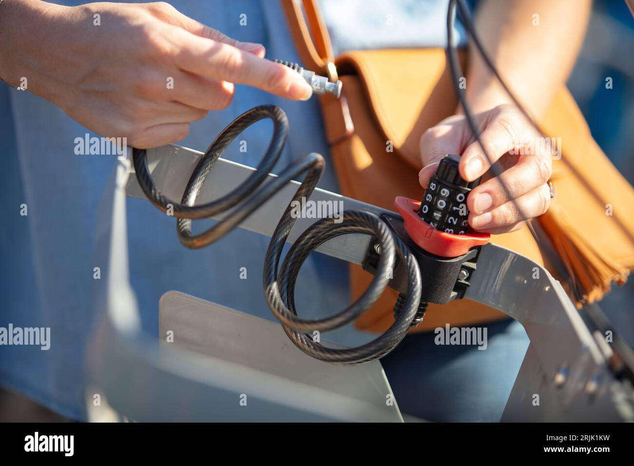 close-up girl hand lock with digital cipher Stock Photo - Alamy