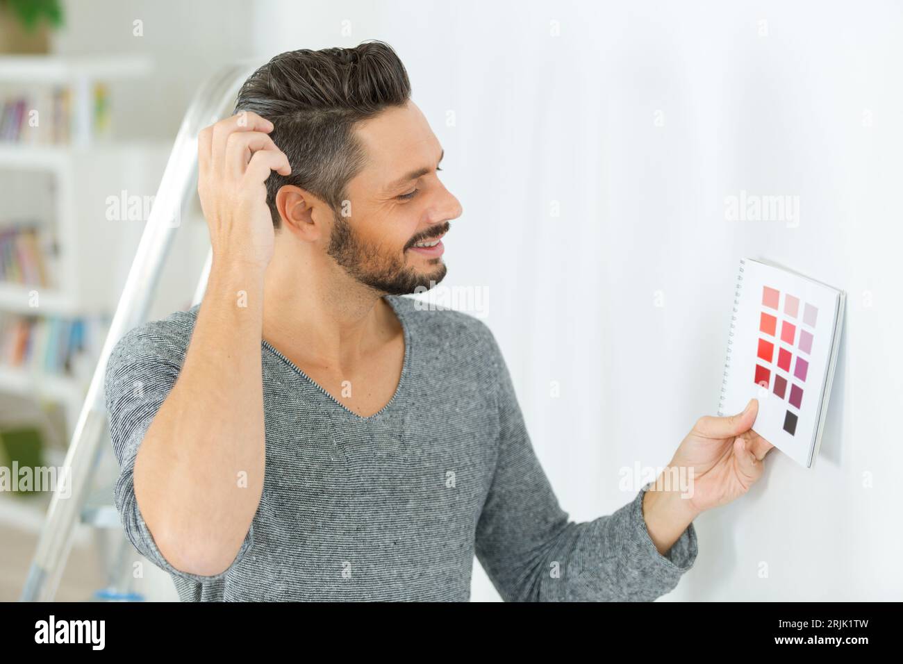 Person holding paint samples hi-res stock photography and images - Alamy