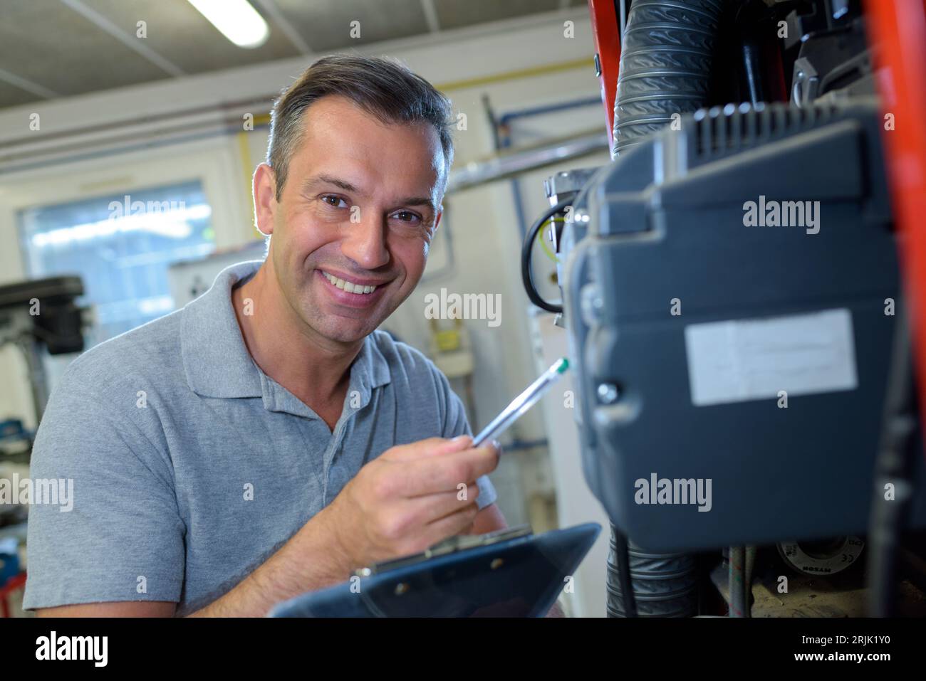 Vehicle maintenance inspector hi-res stock photography and images - Alamy