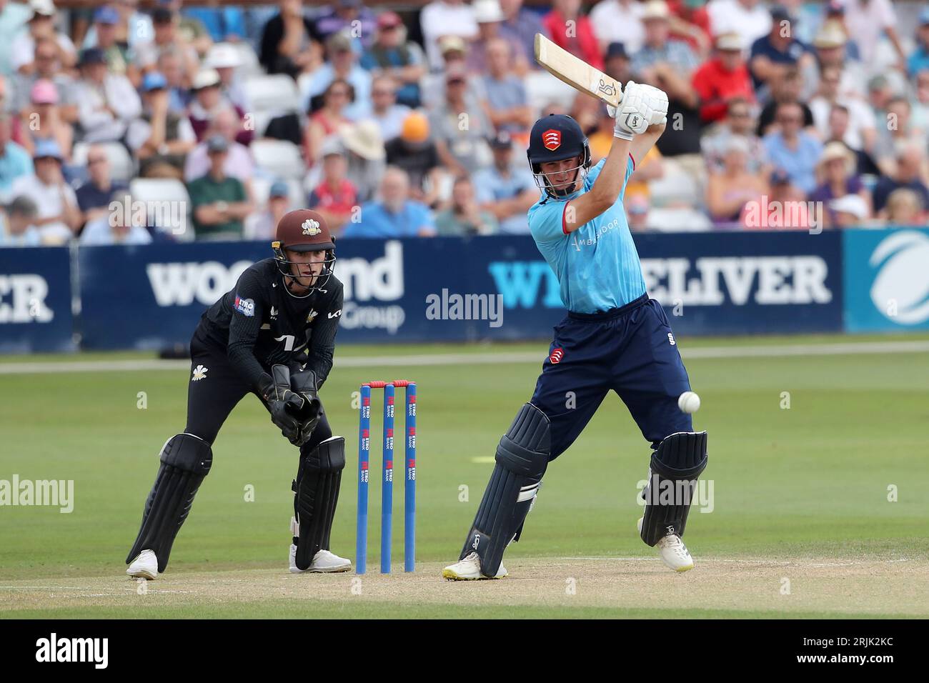 Charlie Allison in batting action for Essex during Essex Eagles vs ...