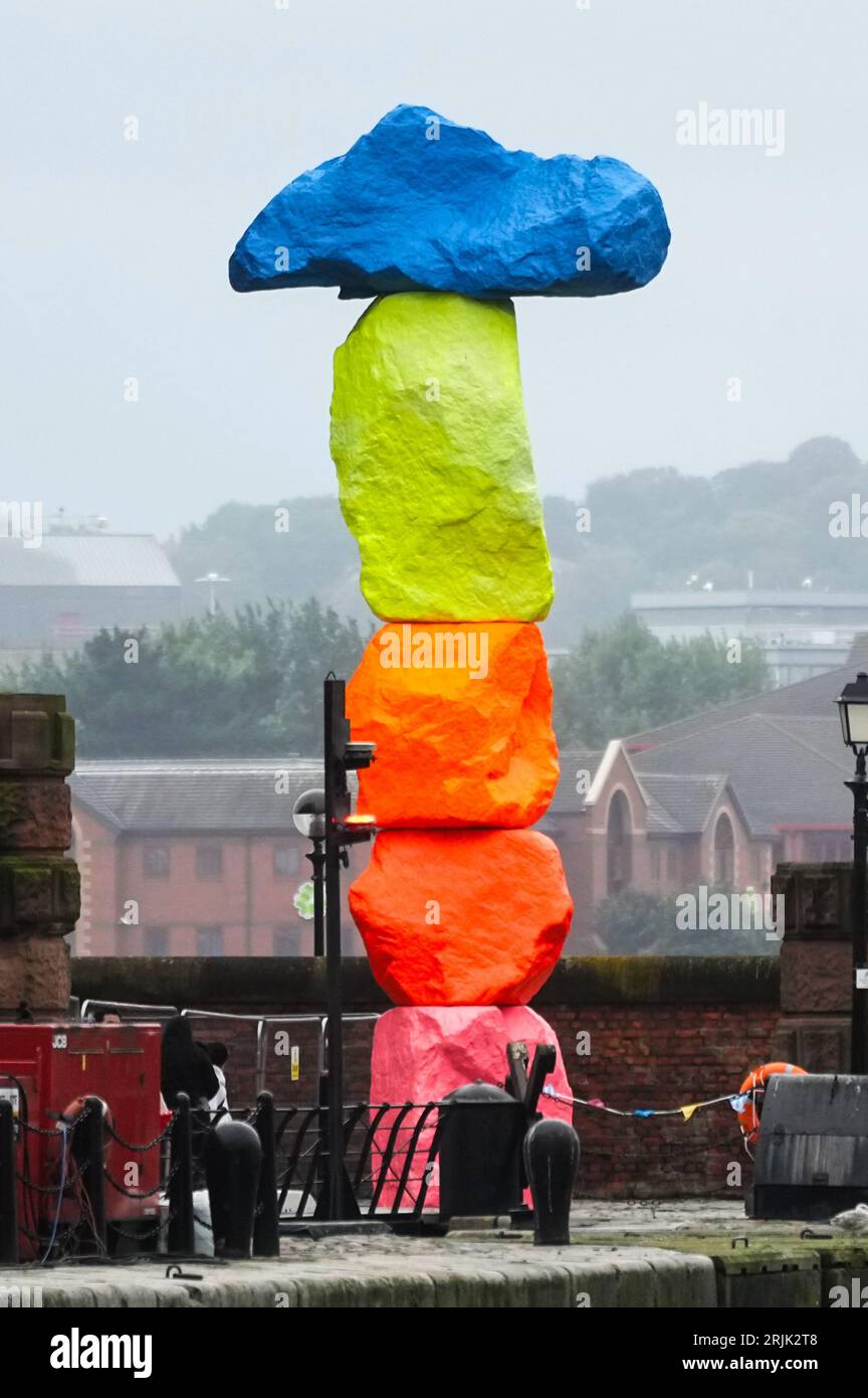 Liverpool Mountain public art on Liverpools waterfront by artist Ugo ...