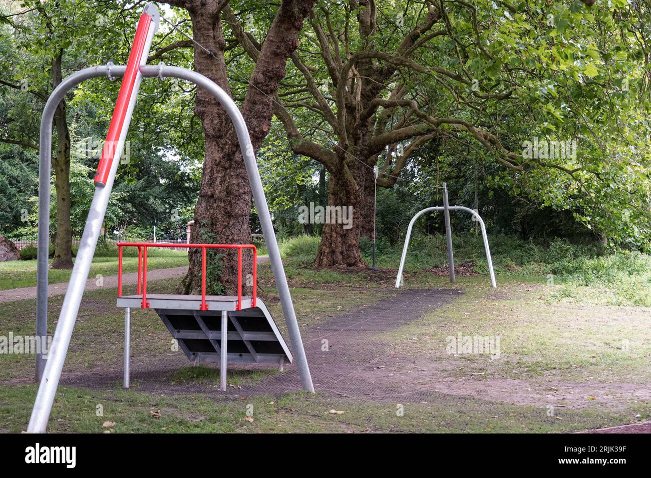 Bowring Park Knowsley. New children’s playground Stock Photo - Alamy