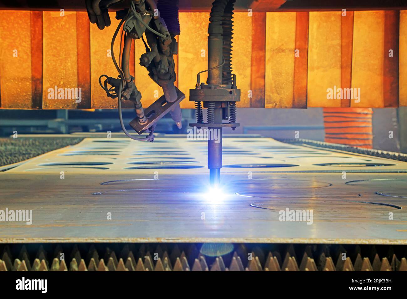 Laser cutting equipment for CNC machine tools Stock Photo - Alamy