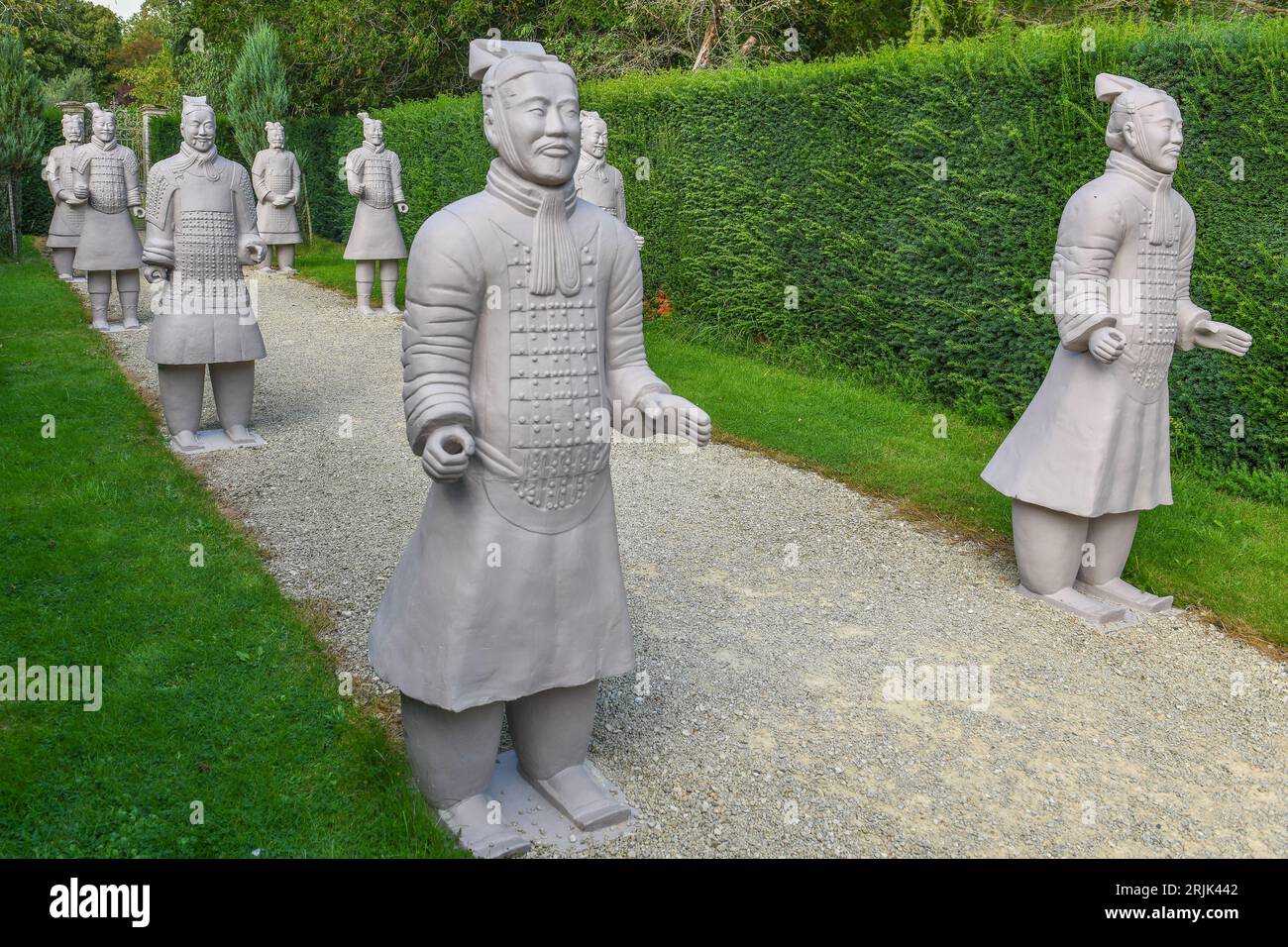 Buscot park terracotta warriors hi-res stock photography and images - Alamy