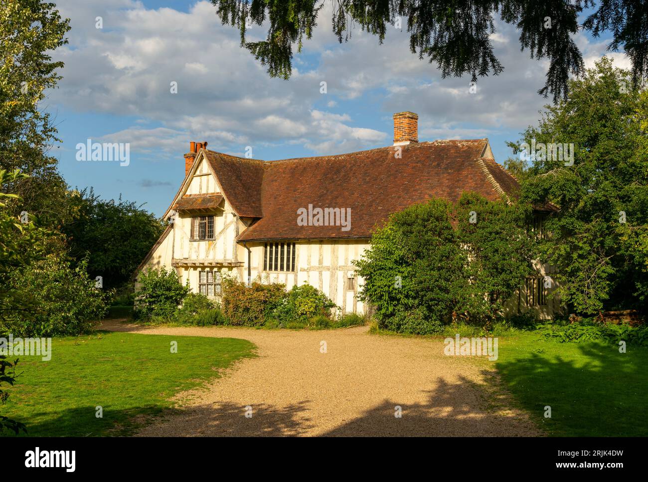 Valley Farm farmhouse building, Flatford Mill, East Bergholt, Suffolk ...