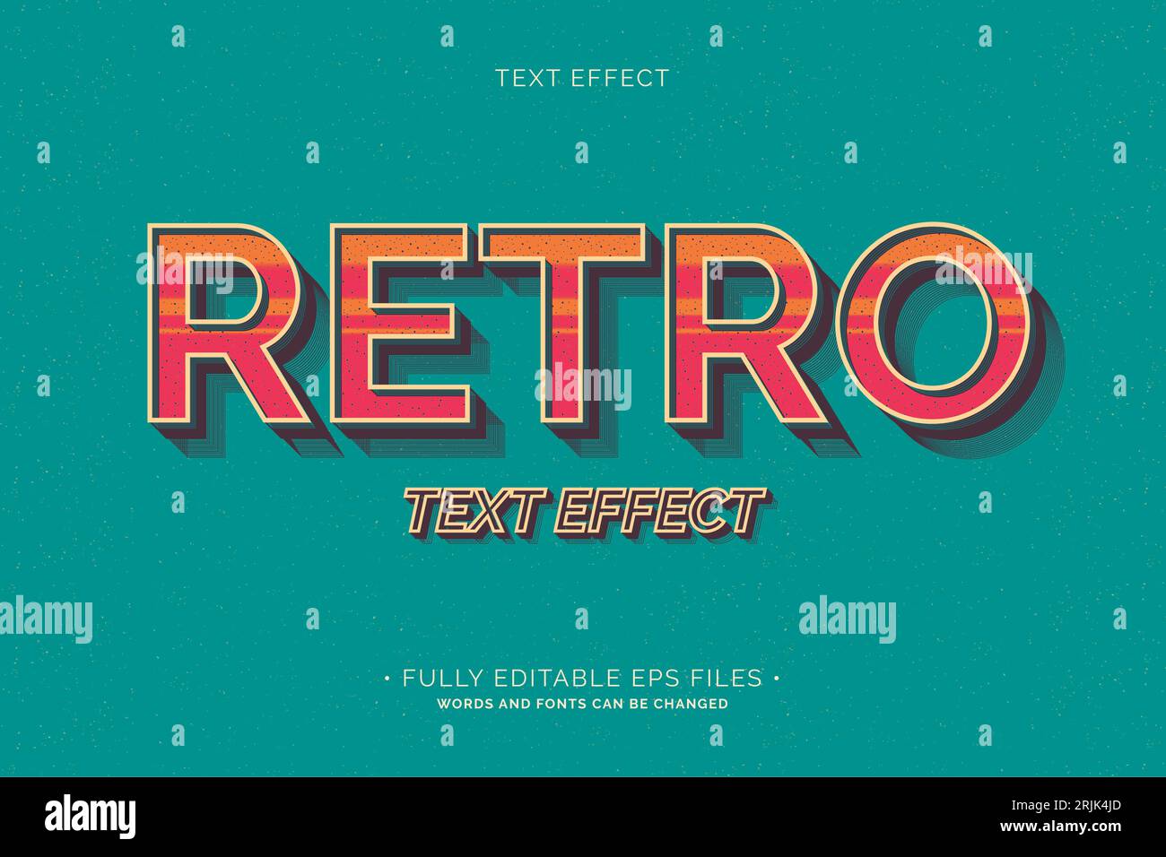 Text effect in 3d chrome words text effect theme editable metal silver ...