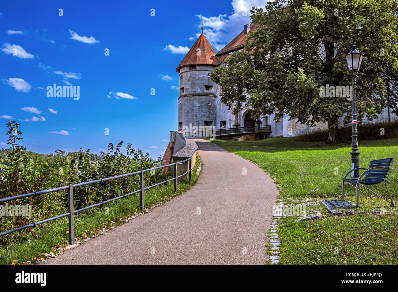 BADEN-WUERTTEMBERG : HEIDENHEIM - HELLENSTEIN CASTLE Stock Photo - Alamy