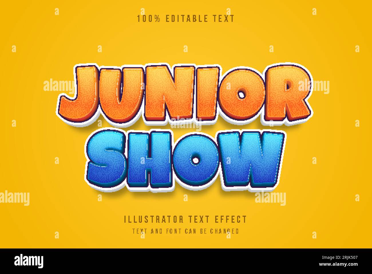 Show 3d text effect editable Stock Vector Images - Alamy