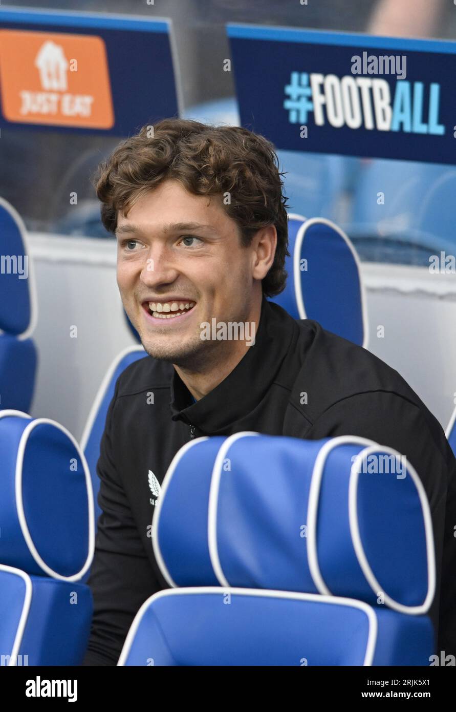 Glasgow, UK. 22nd Aug, 2023. Sam Lammers of Rangers during the UEFA ...