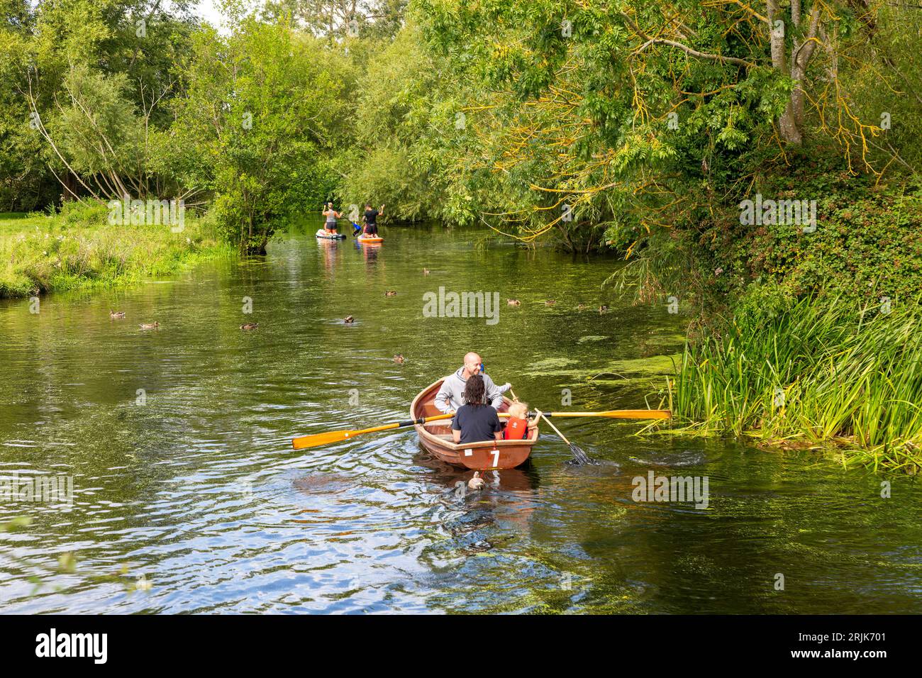 Flatford mill row boat hi-res stock photography and images - Alamy