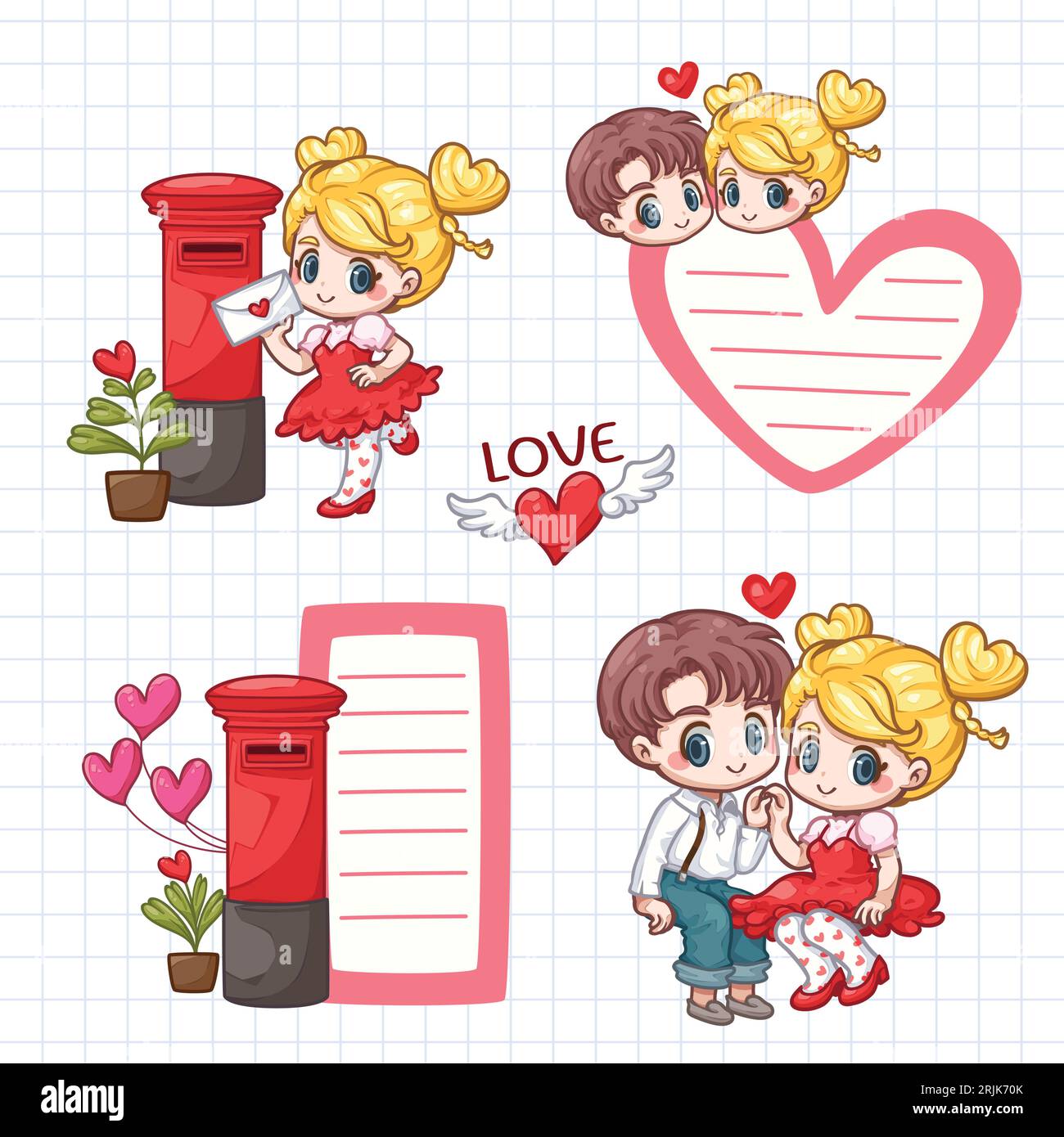 Mailboxes mail boxes Stock Vector Images - Alamy