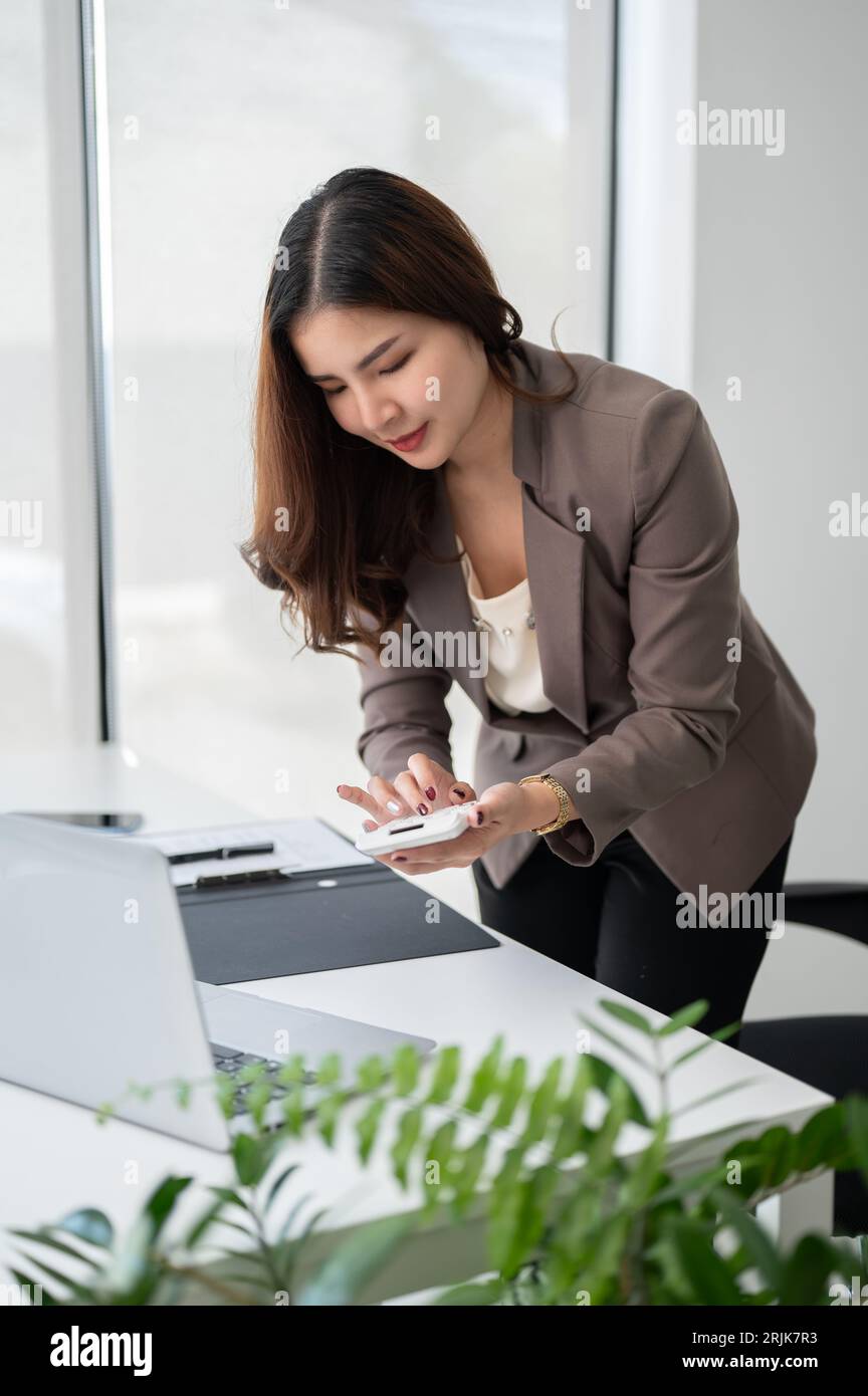 Portrait beautiful woman bending over hi-res stock photography and ...