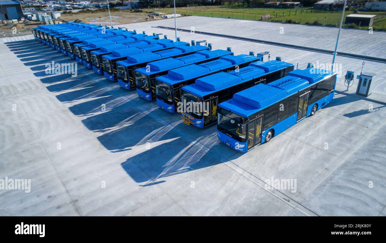 Picture by Tim Cuff - 2 July 2023 - recharging station for the new ...