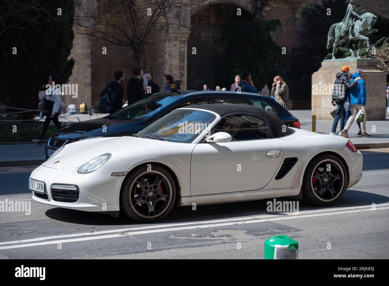 Porsche boxster cabrio hi-res stock photography and images - Alamy