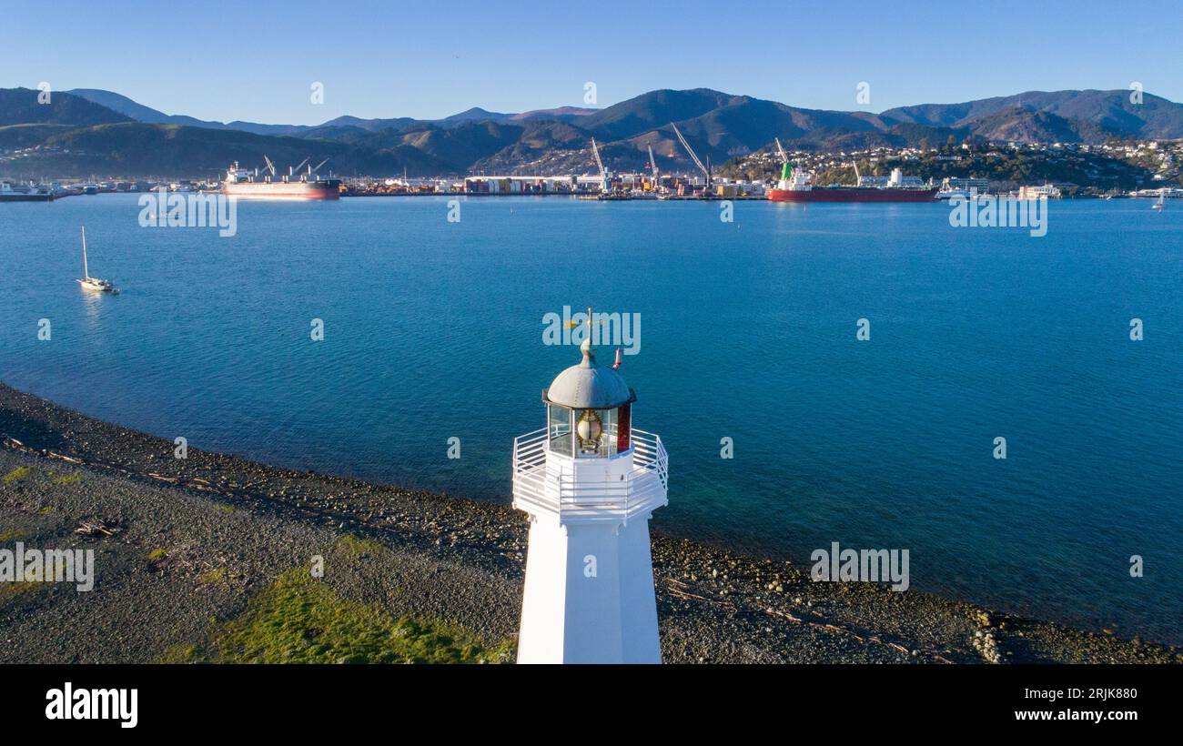 Picture by Tim Cuff - 15 June 2023 - lighthouse, Nelson, New Zealand ...