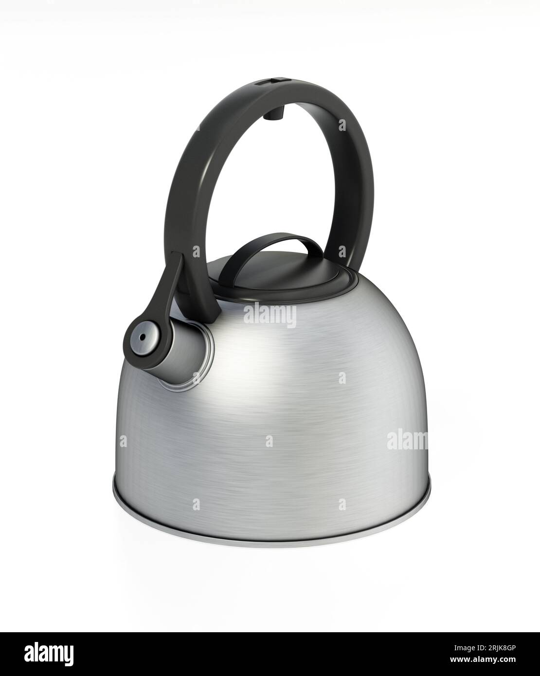 Electric vintage kettle isolated Cut Out Stock Images & Pictures - Alamy