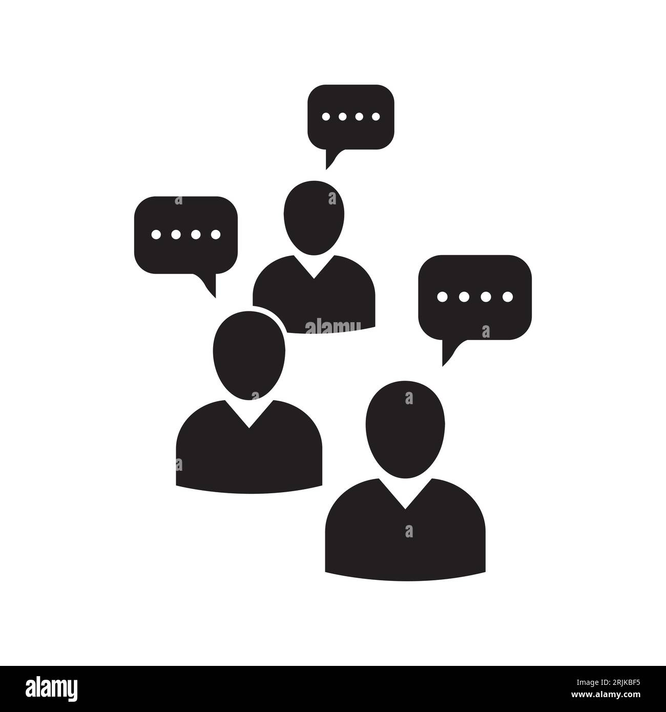 People icon. Group of humans sign. Team work symbol. People ...