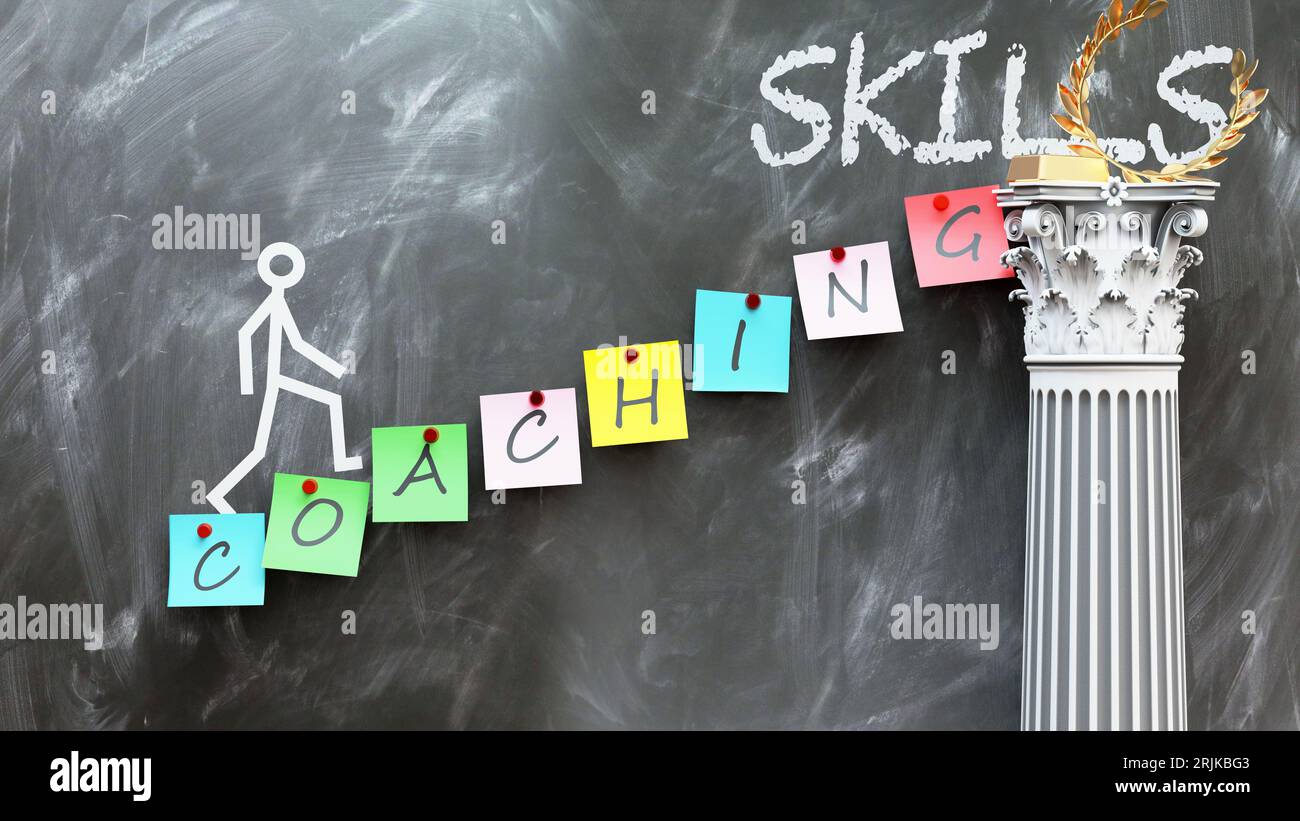 Coaching leads to Skills - a metaphor showing how coaching makes the ...
