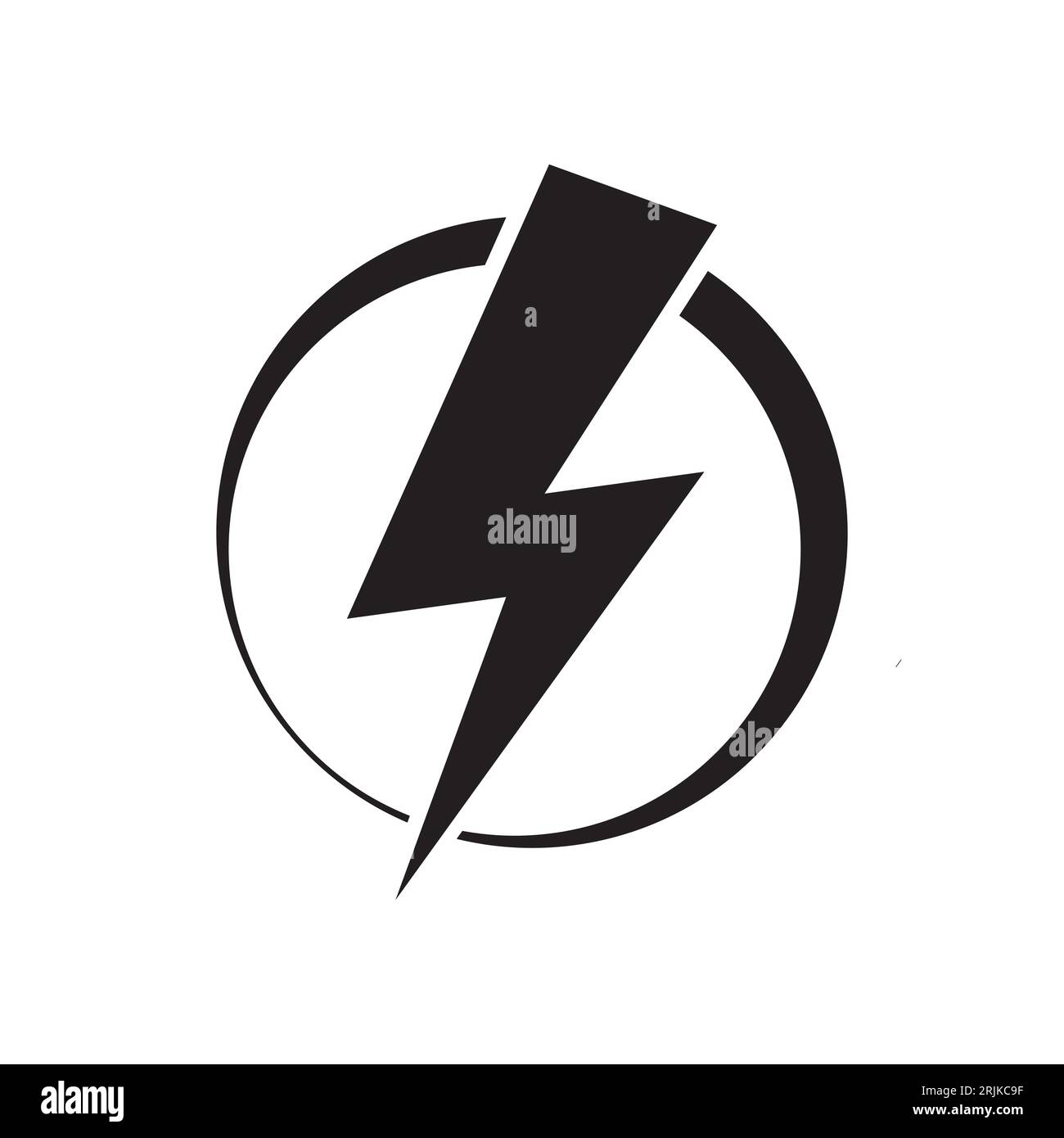 Electricity icon, , lightning icon, vector Stock Vector Image & Art - Alamy