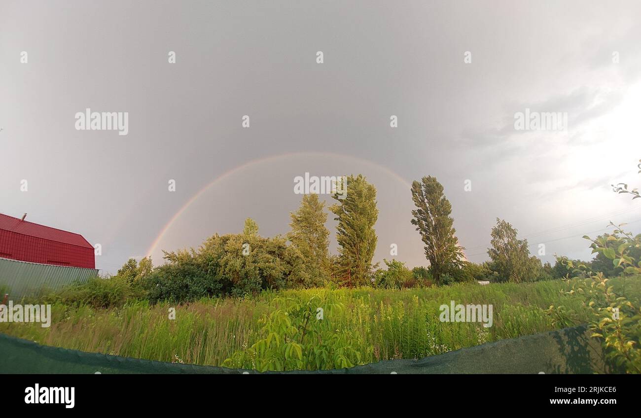 Rain and rainbow hi-res stock photography and images - Alamy