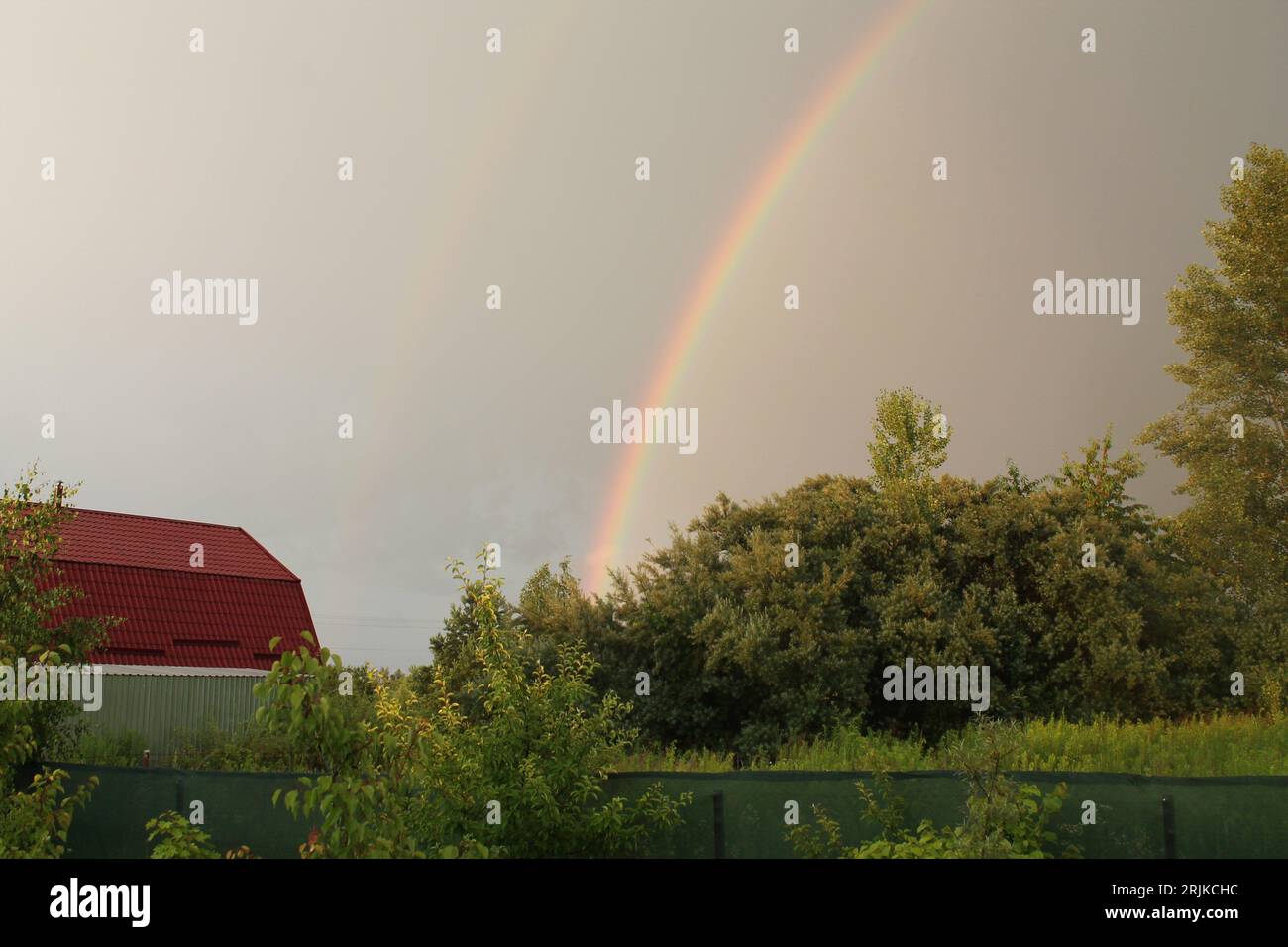 Rain and rainbow hi-res stock photography and images - Alamy