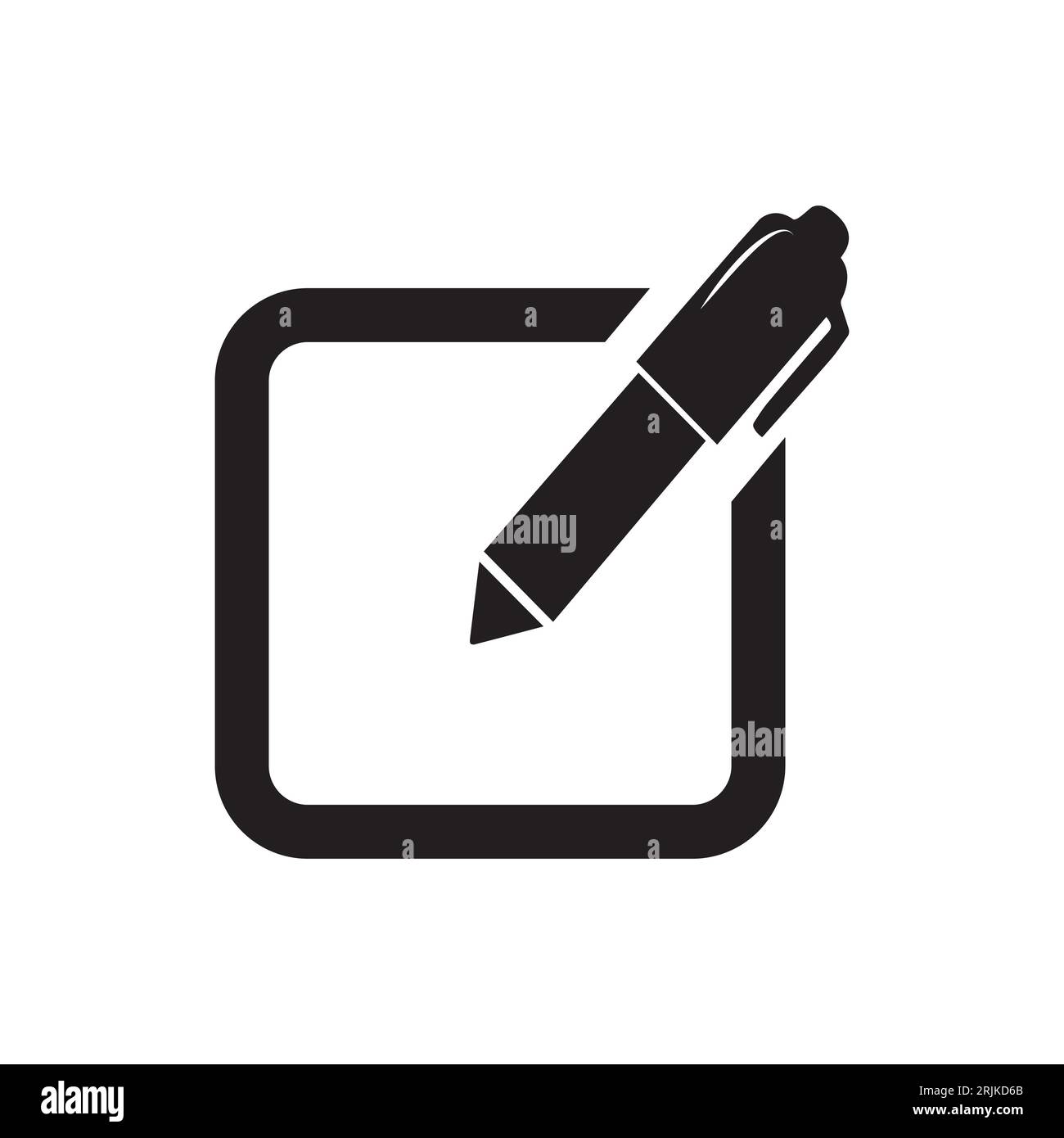 Sign up vector icon. Edit, write icon symbol Stock Vector Image & Art - Alamy