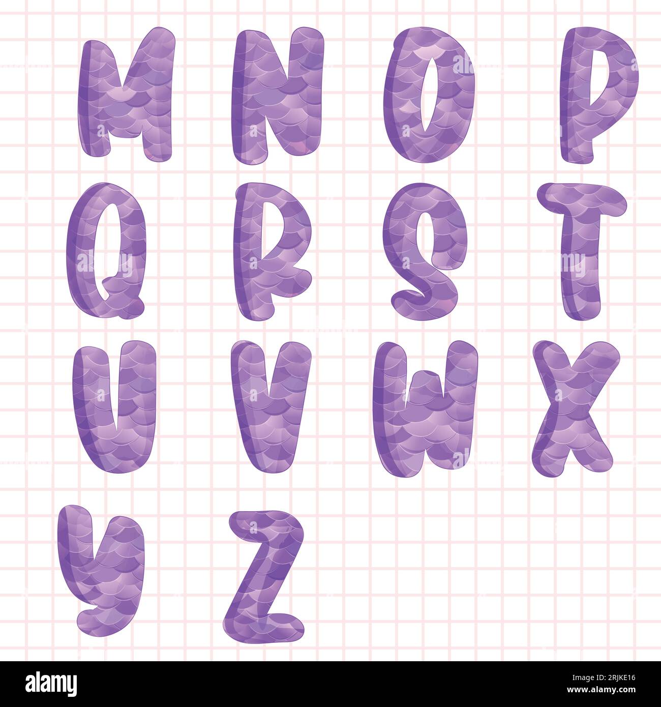 Decorative alphabet vector illustration Stock Vector Image & Art - Alamy