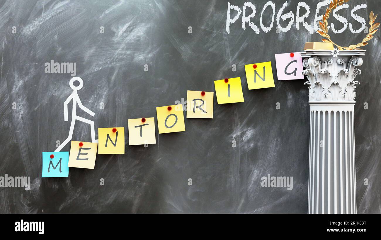 Mentoring leads to Progress - a metaphor showing how mentoring makes ...