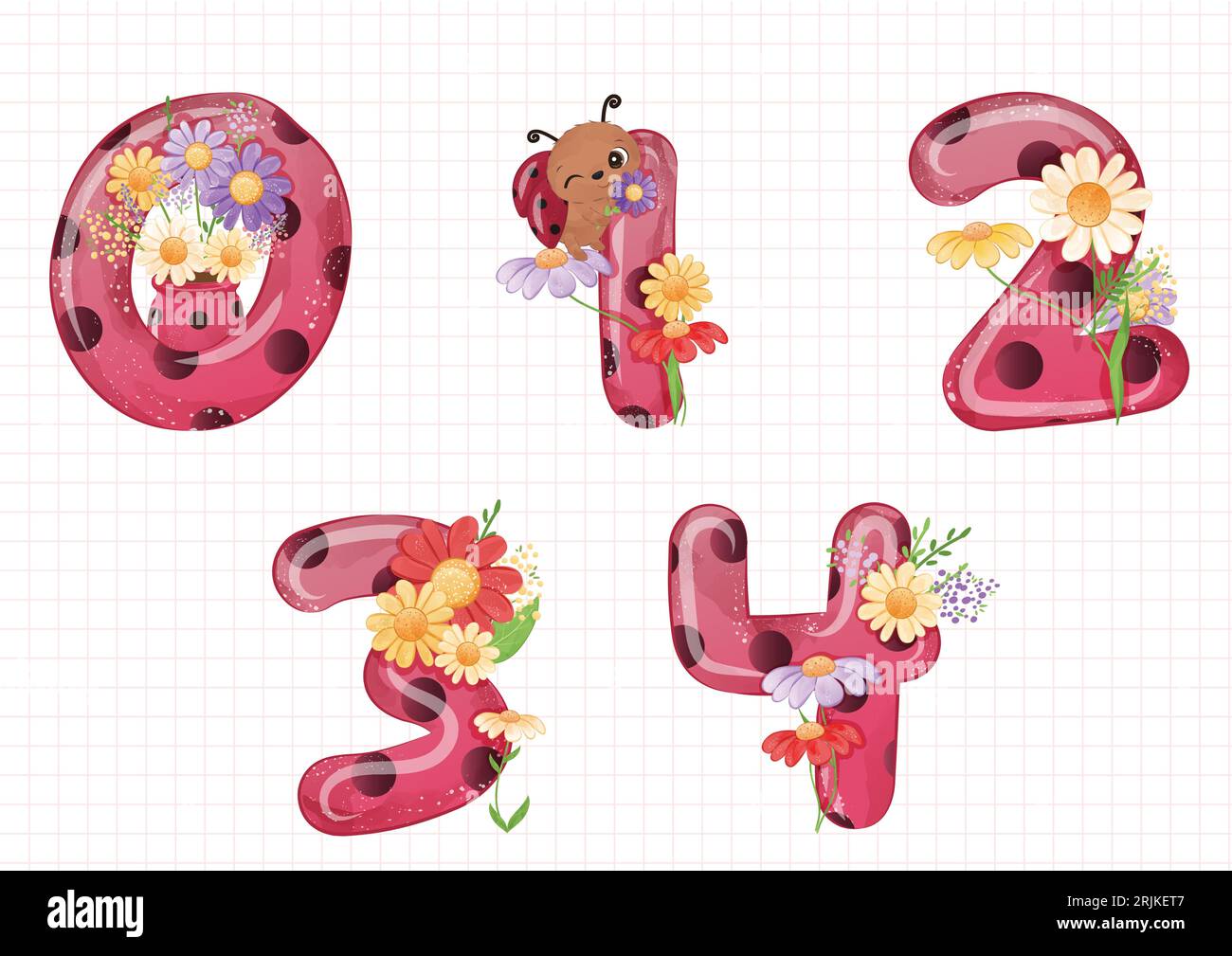 Decorative alphabet vector illustration Stock Vector Image & Art - Alamy