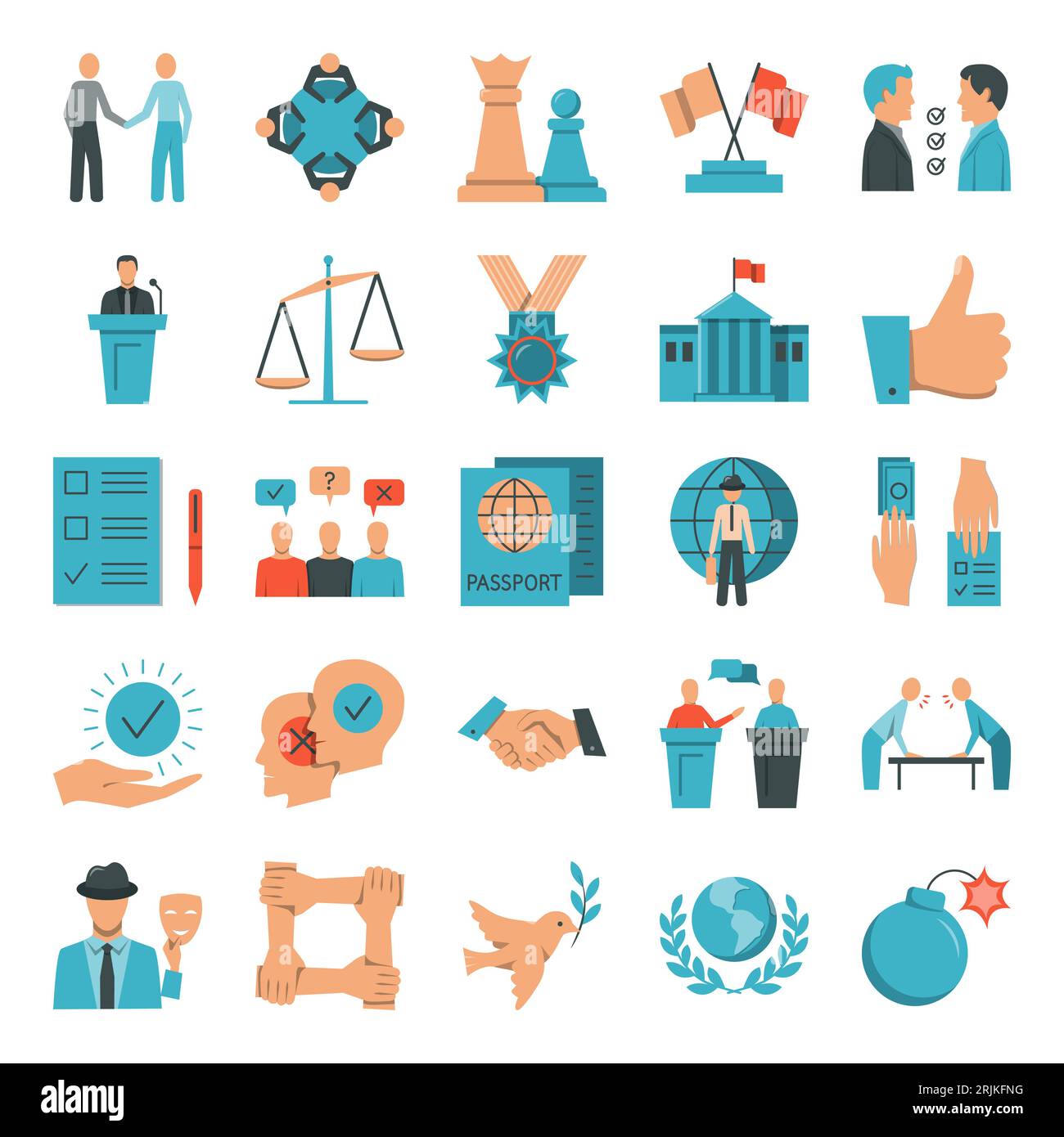 Dialogue, negotiation, diplomacy Stock Vector Images - Alamy