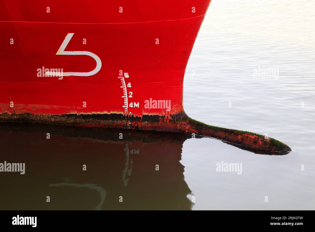 Ship waterline feature Stock Photo - Alamy
