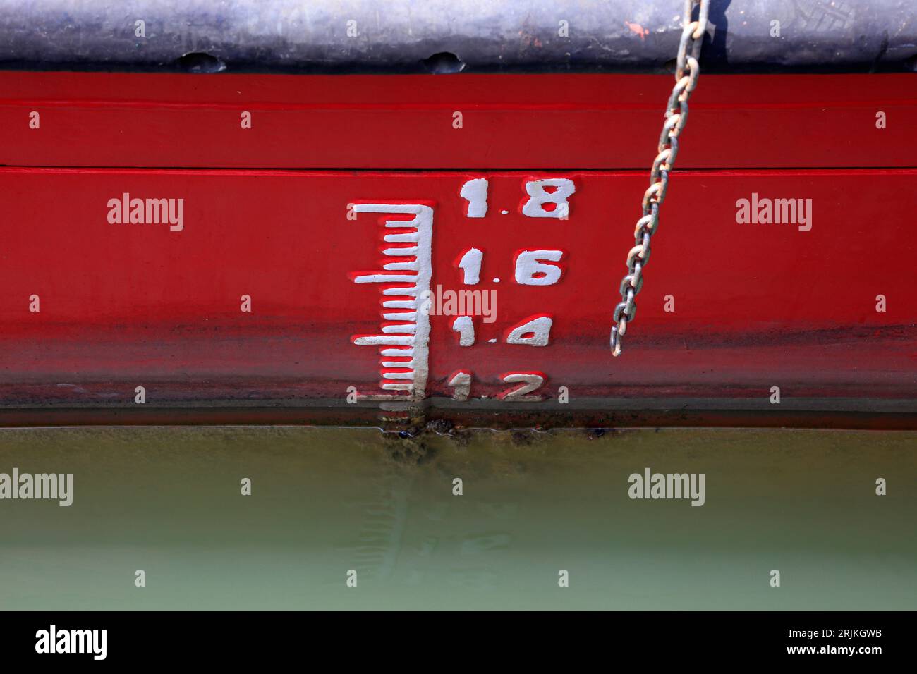 Ship waterline feature Stock Photo - Alamy