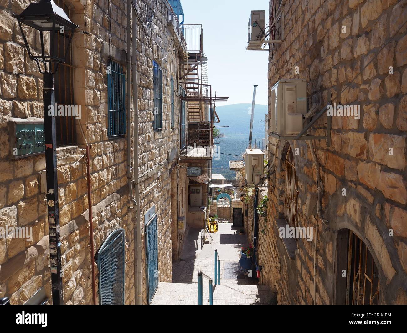 Old Jewish Quarter in the Old City of Tzfat Stock Photo - Alamy