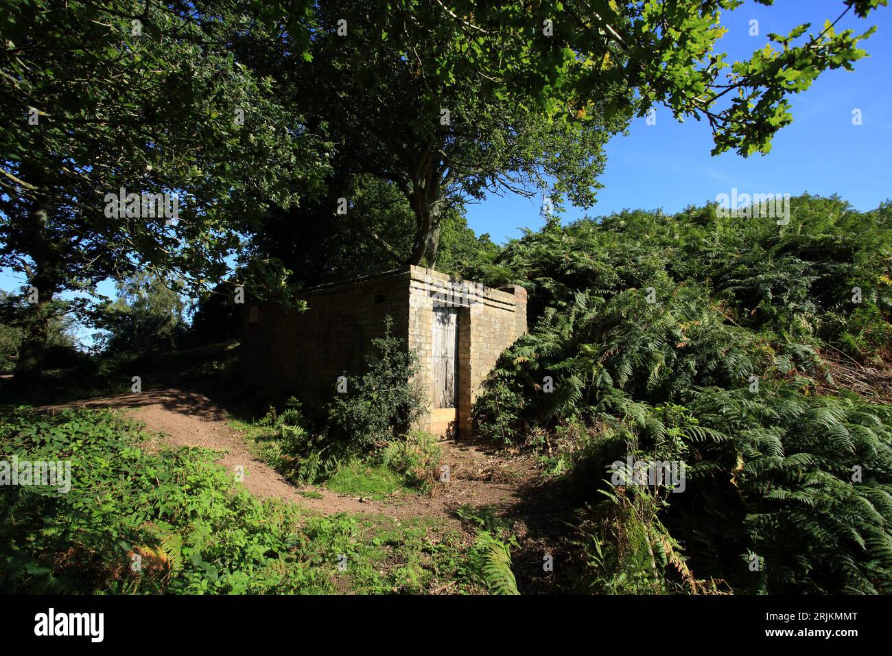 World war 2 home guard shelter on Kinver edge, Staffordshire, England ...