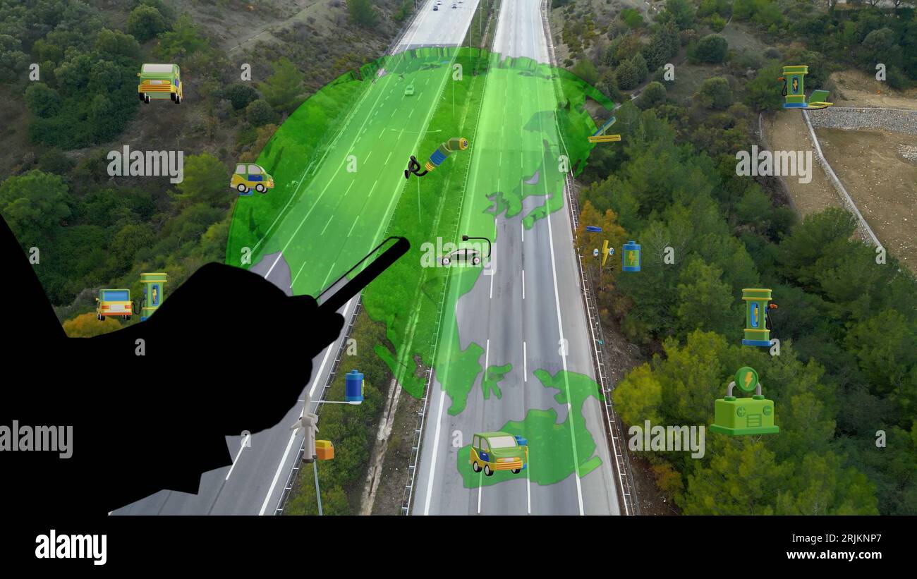 Intelligent Vehicles Cars Communicating Ai Logistic Autonomous Delivery ...