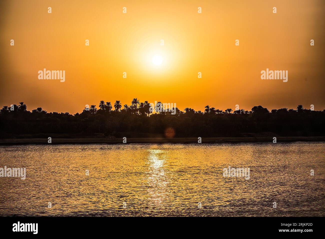 "Fire" on the Nile Stock Photo - Alamy
