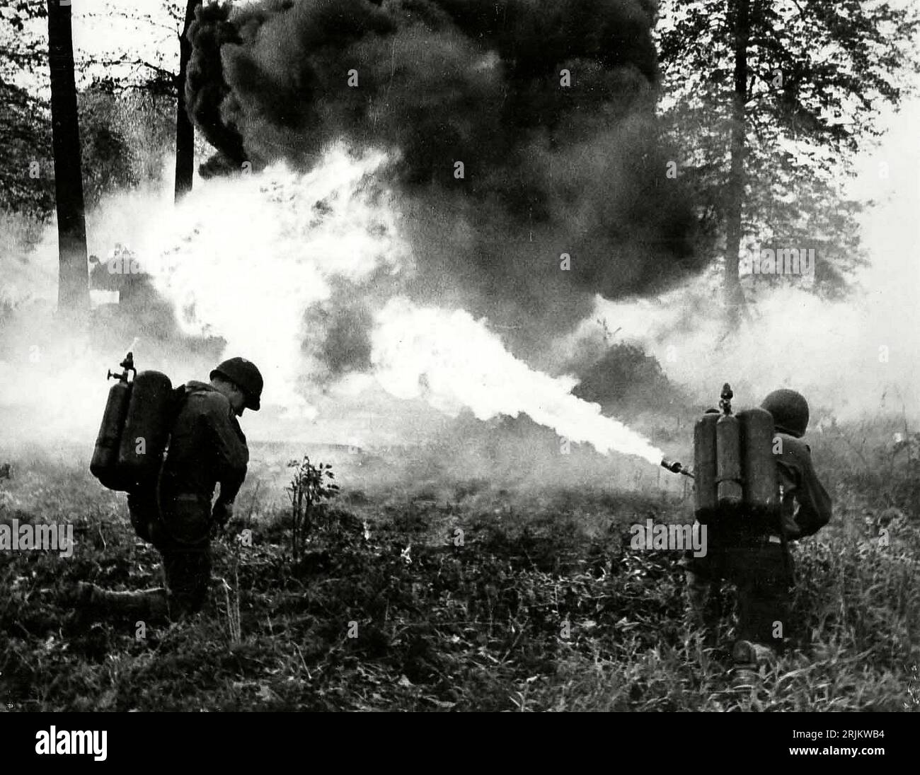 Flame thrower training hi-res stock photography and images - Alamy