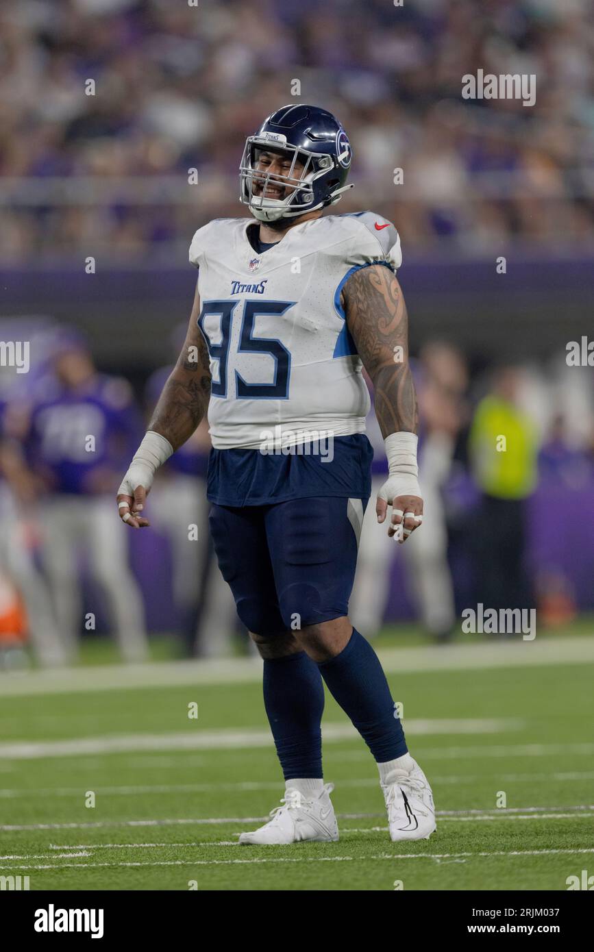 Tennessee Titans defensive tackle Kyle Peko (95) in action during the ...