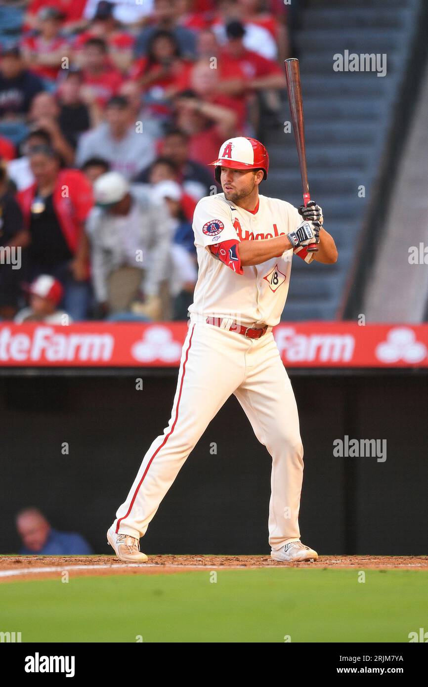 ANAHEIM, CA - AUGUST 18: Los Angeles Angels first baseman Nolan ...