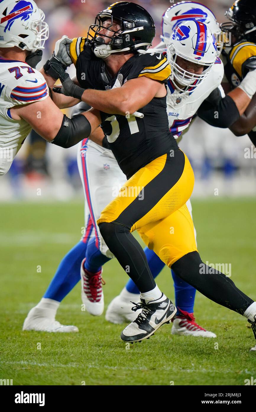 Pittsburgh Steelers linebacker Nick Herbig (51) plays in an NFL ...