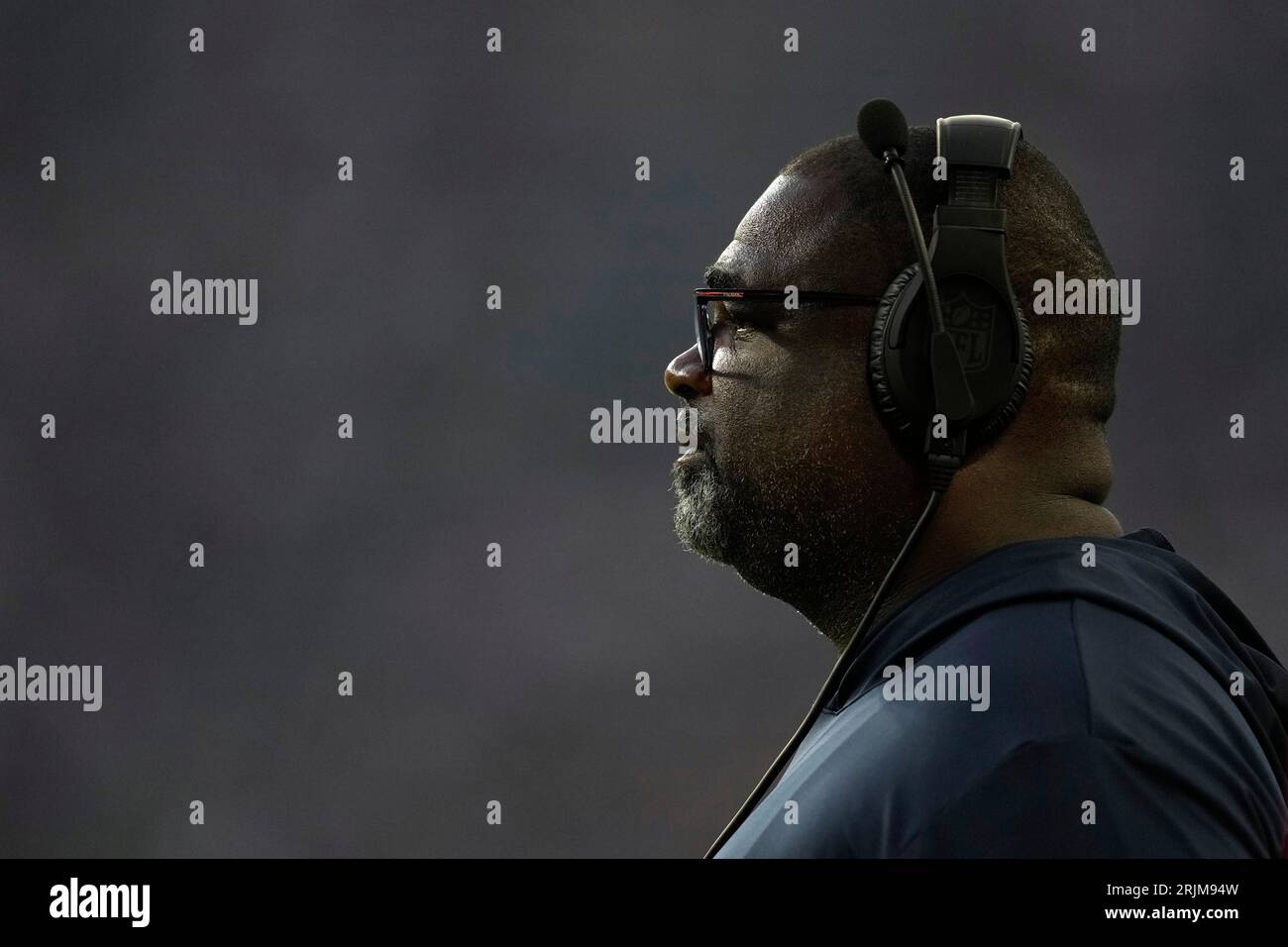 Tennessee Titans assistant head coach Terrell Williams watches from the ...