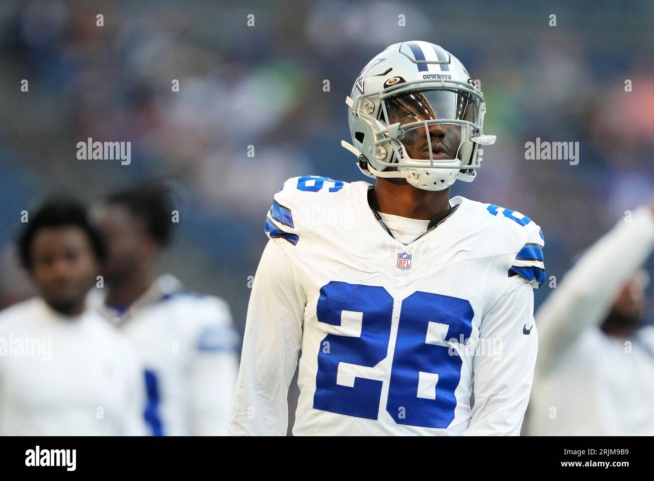 Dallas Cowboys cornerback DaRon Bland warms up before a preseason NFL ...