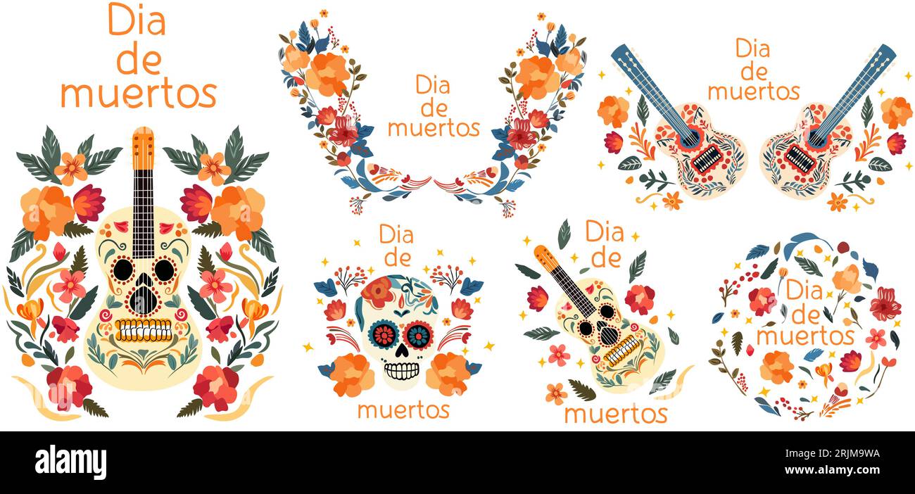 Dia de los Muertos, Day of the Dead celebration in Mexico with ...