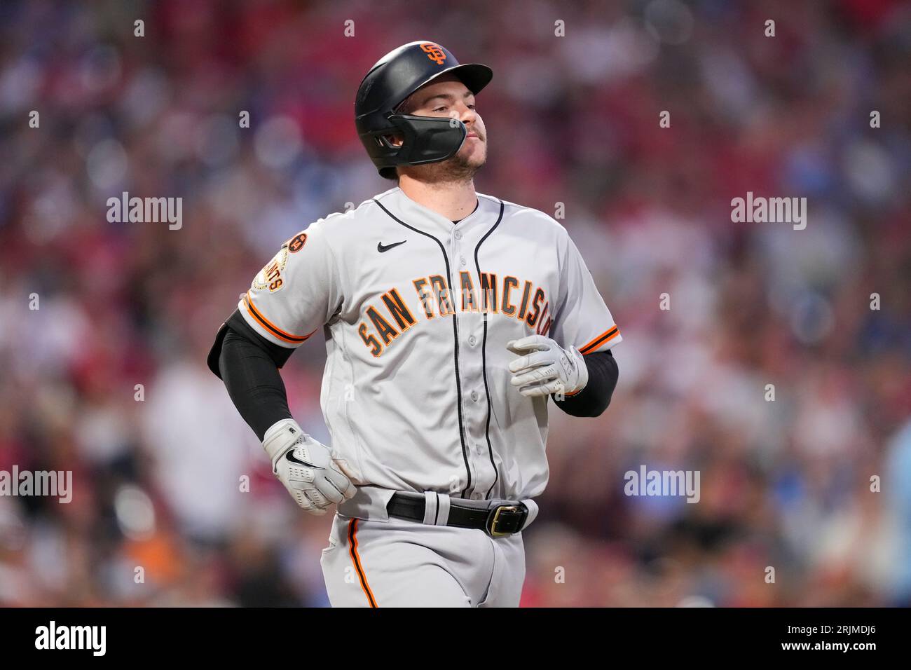 San Francisco Giants' Patrick Bailey plays during a baseball game ...