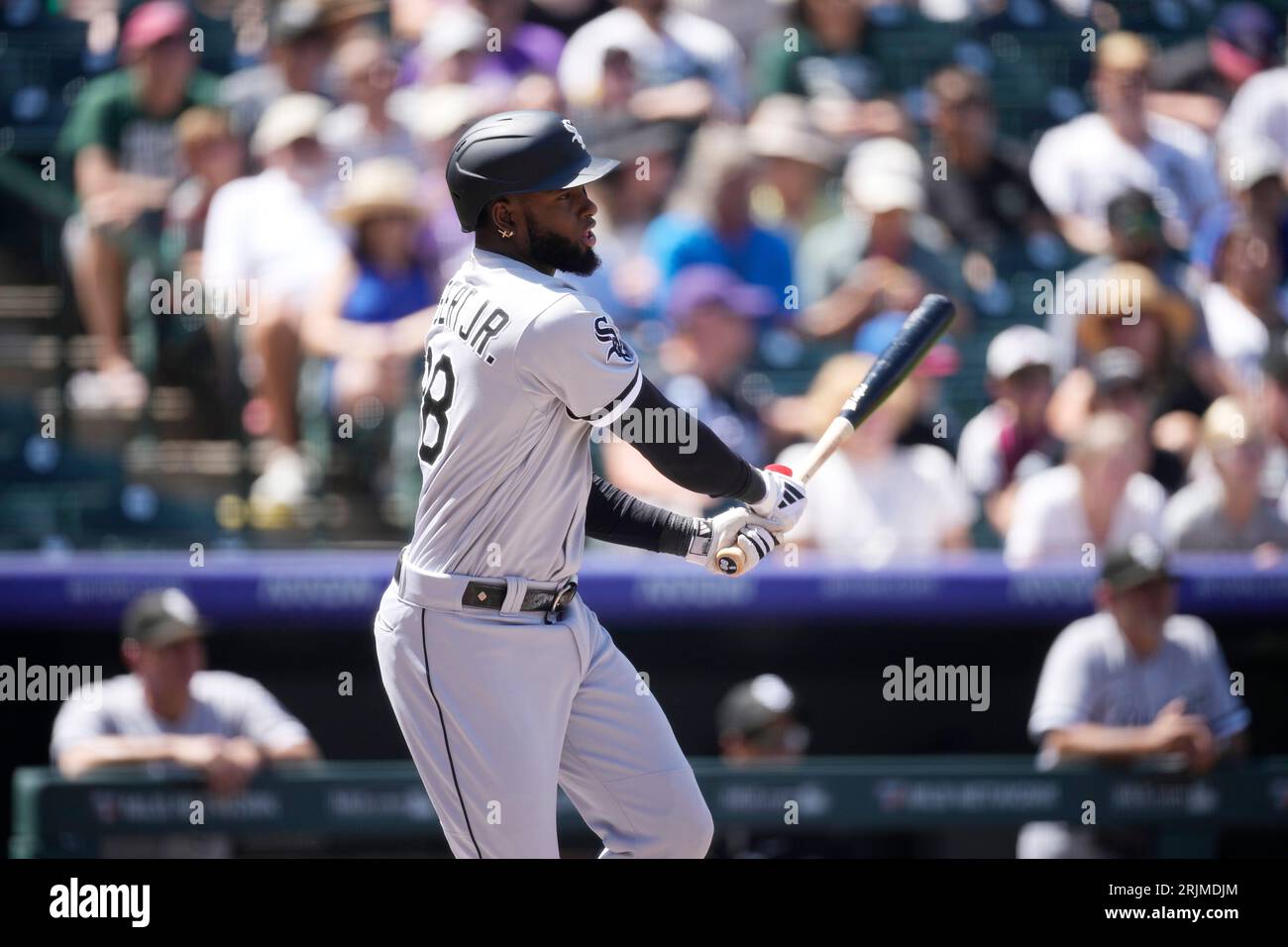 Chicago White Sox center fielder Luis Robert Jr. (88) in the first ...